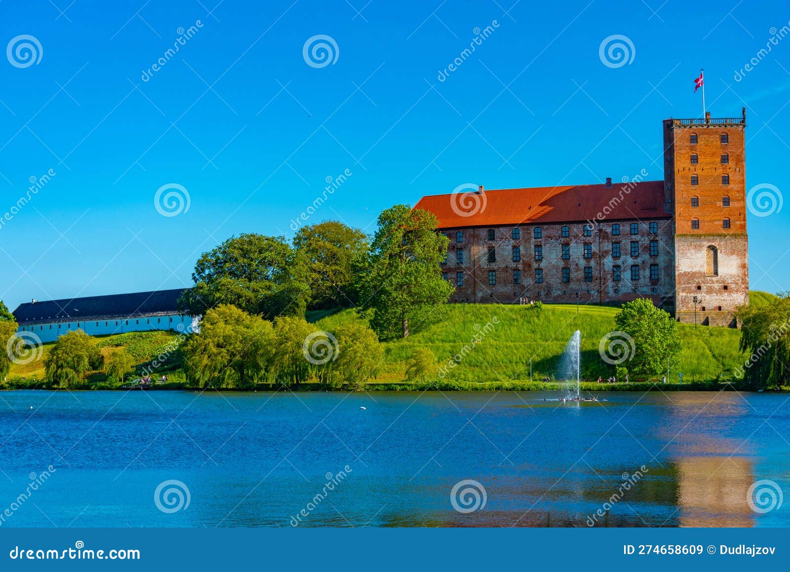 Koldinghus Castle in Danish Town Kolding Stock Image - Image of facade ...