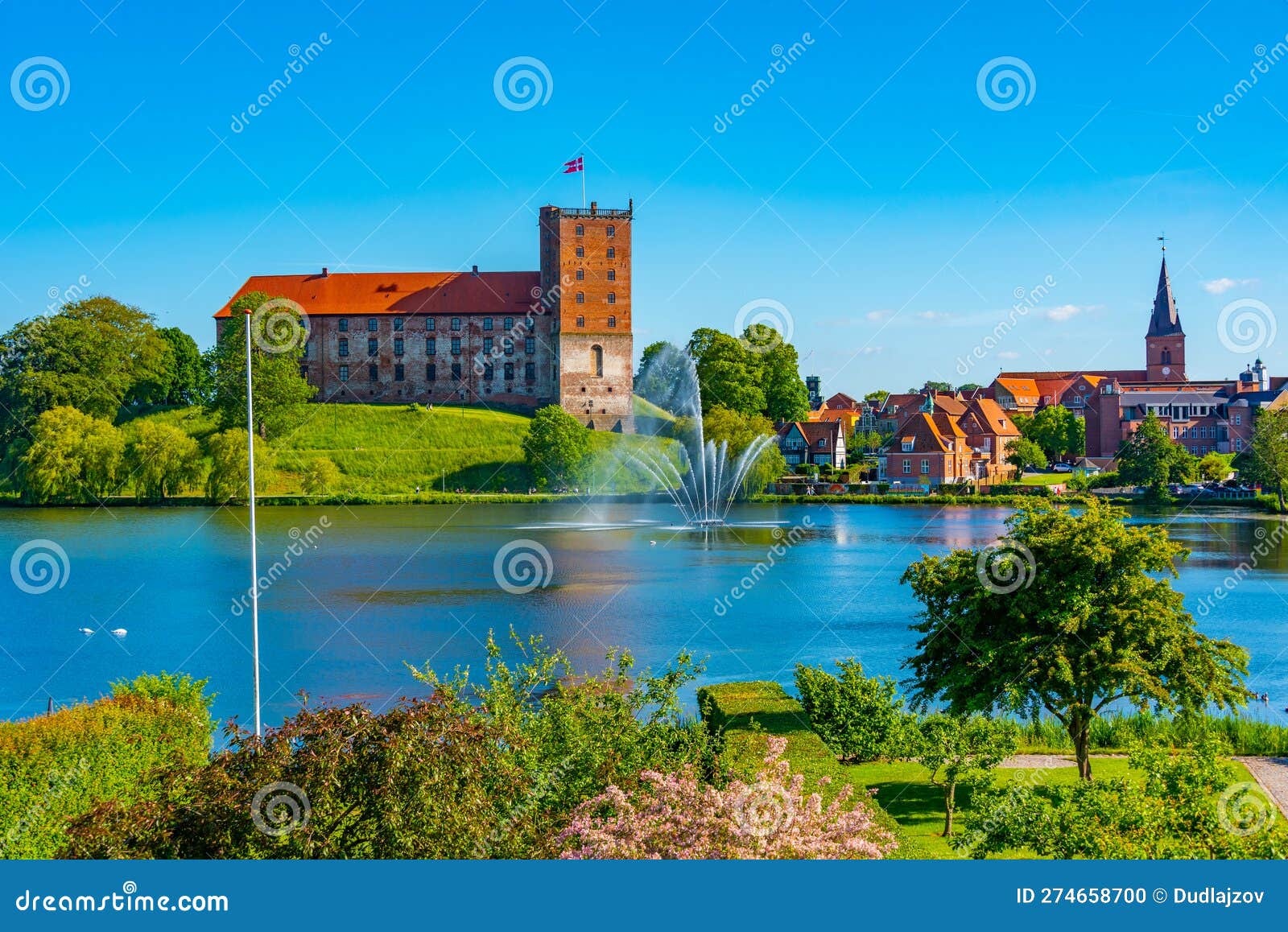 Koldinghus Castle in Danish Town Kolding Stock Photo - Image of ...