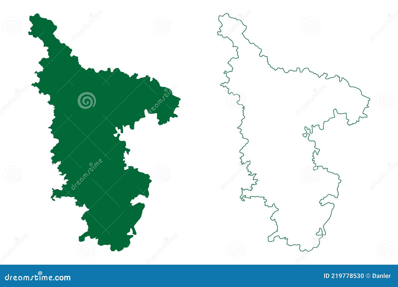 Kolhapur Outline Map Vector Illustration | CartoonDealer.com #368831924