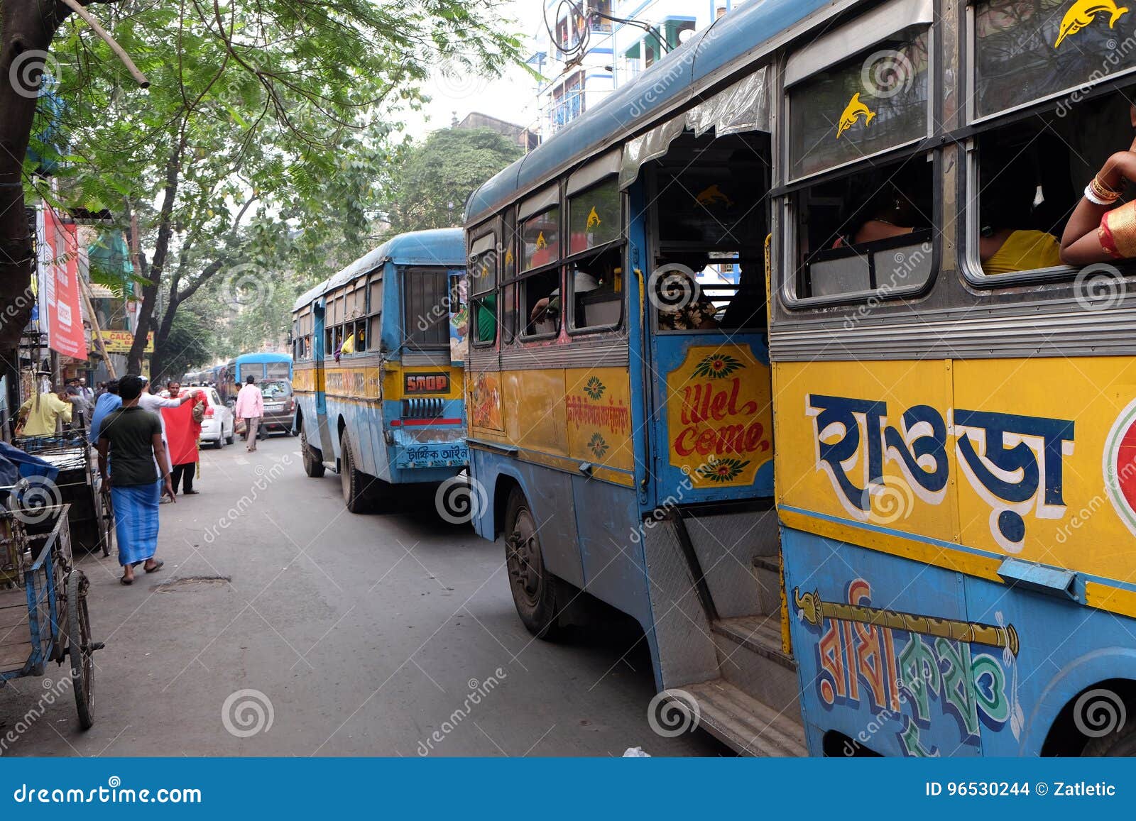 Kolkata Bus editorial stock image. Image of calcutta - 96530244