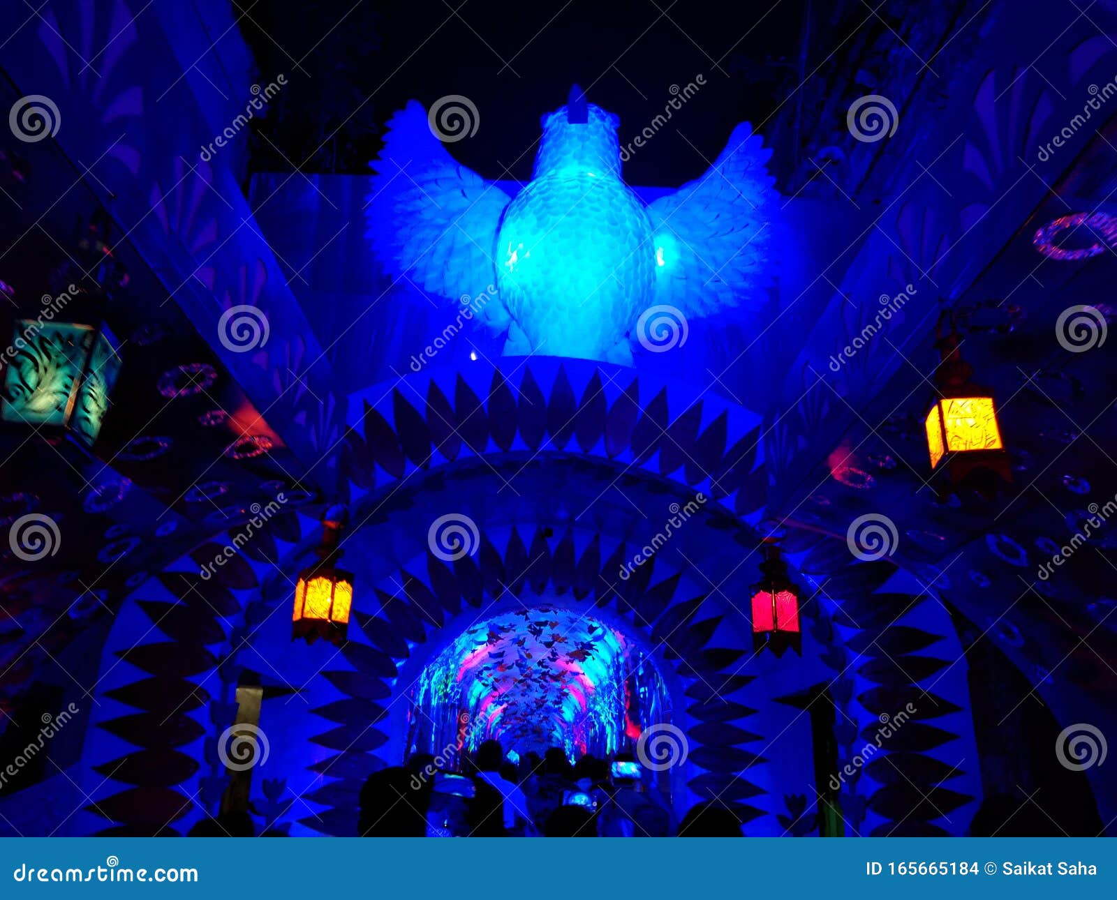 Kolkata Durga Puja Lighting 2019 Editorial Stock Image - Image of ...