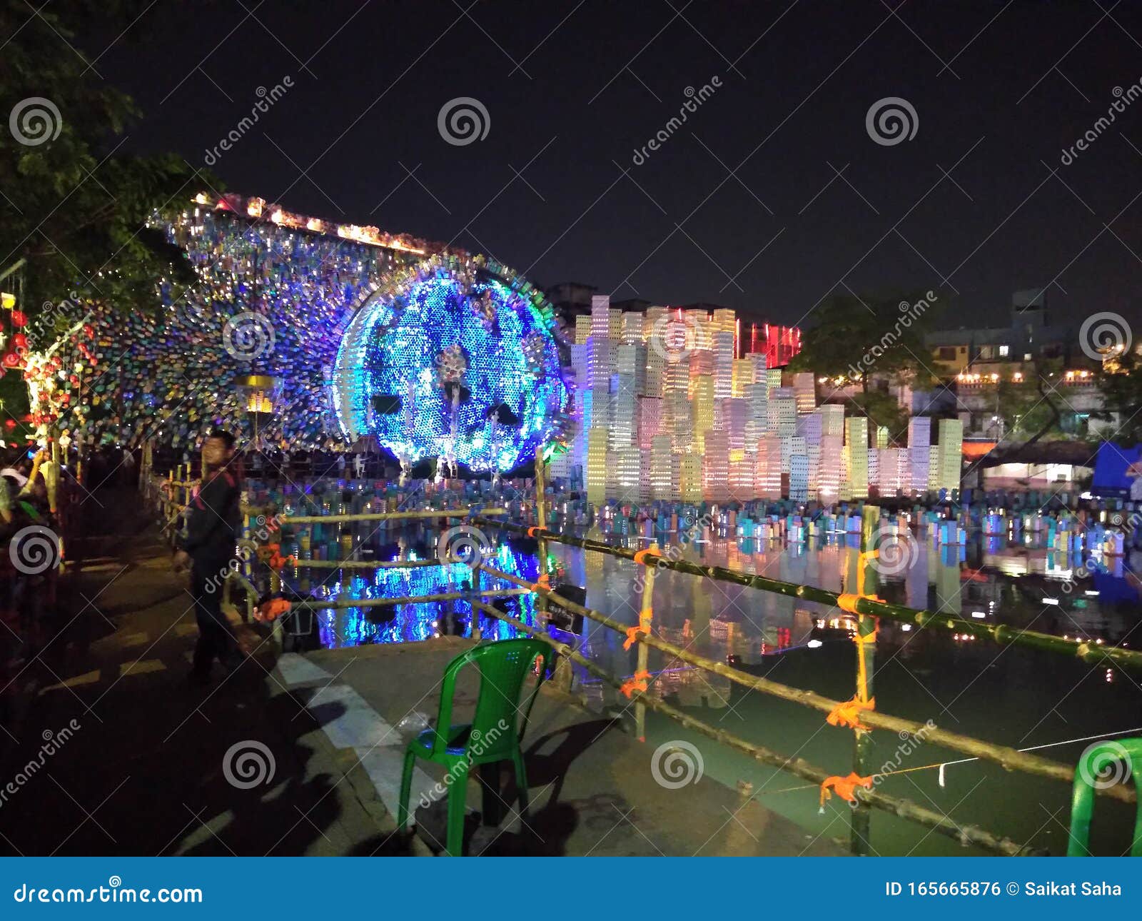 Kolkata Durga Puja Lighting 2019 Editorial Photo - Image of kolkata ...