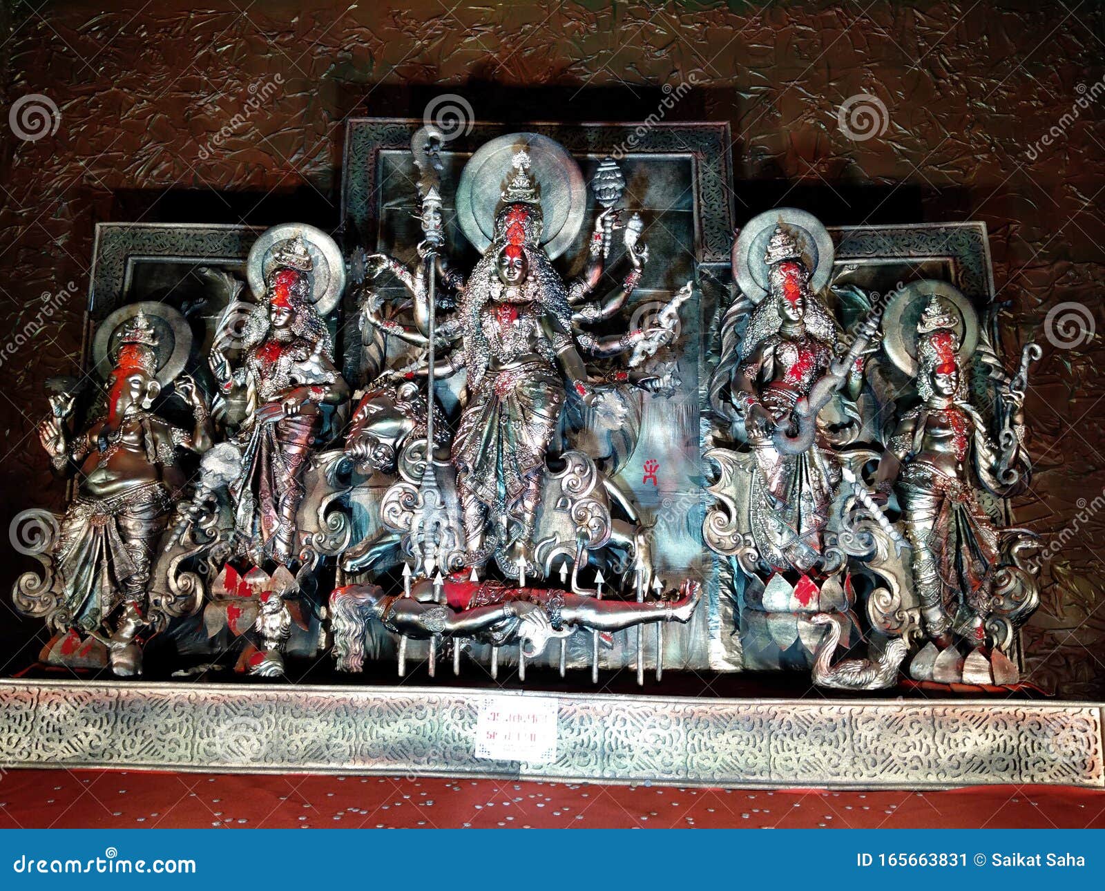 Kolkata Durga Puja Lighting 2019 Stock Image - Image of puja, lighting ...