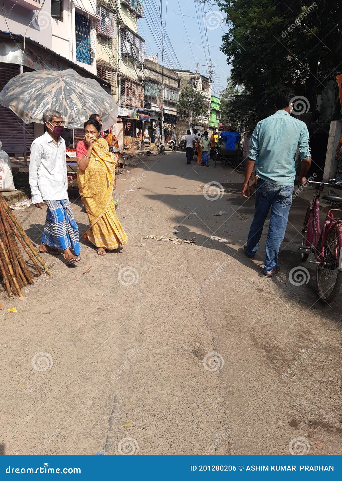 KOLKATA RURAL CITIES BEAUTIFUL SCENERY at WEST BENGAL Editorial Photo ...