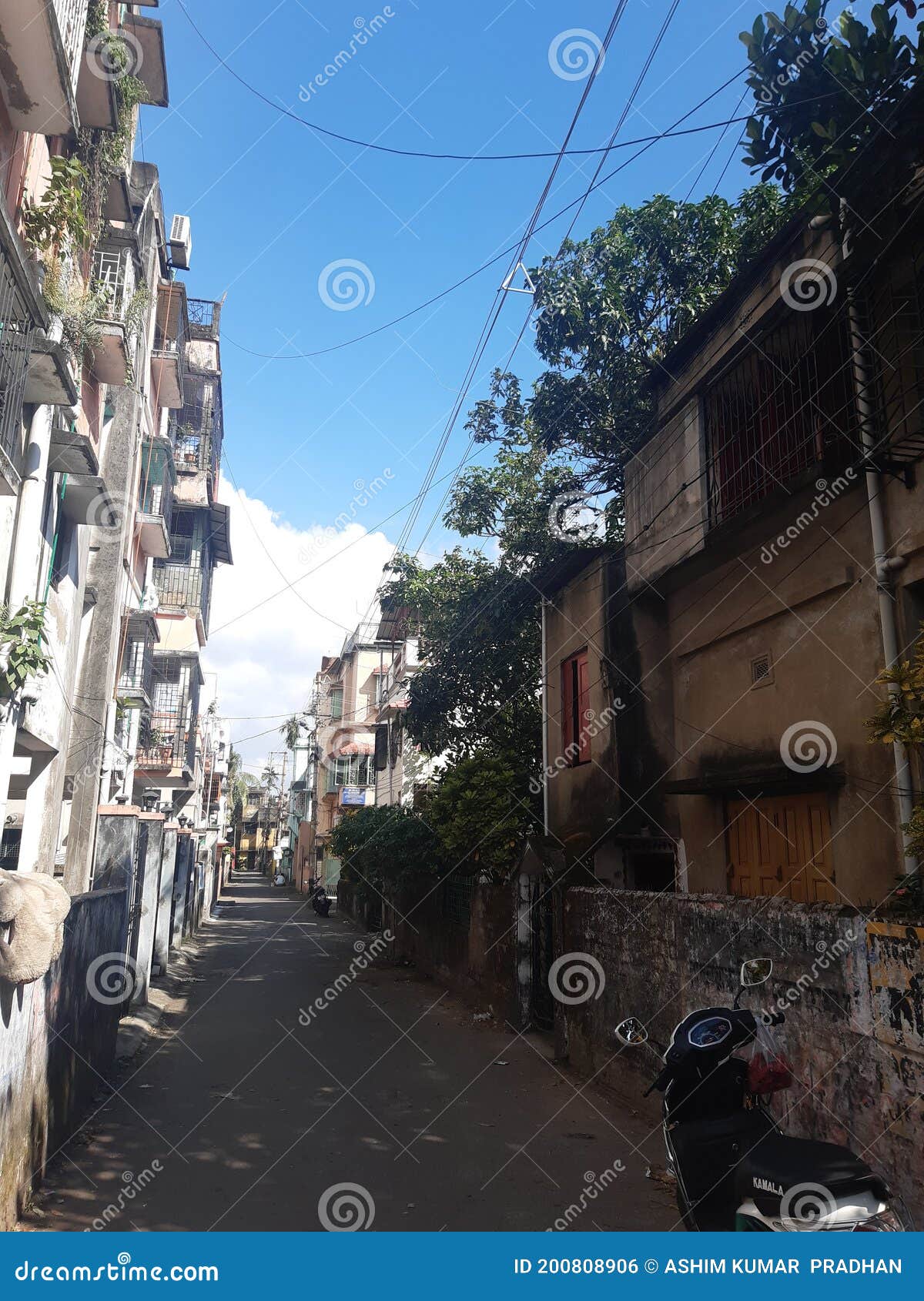 KOLKATA RURAL STREETS at WEST BENGAL Editorial Photo - Image of street ...