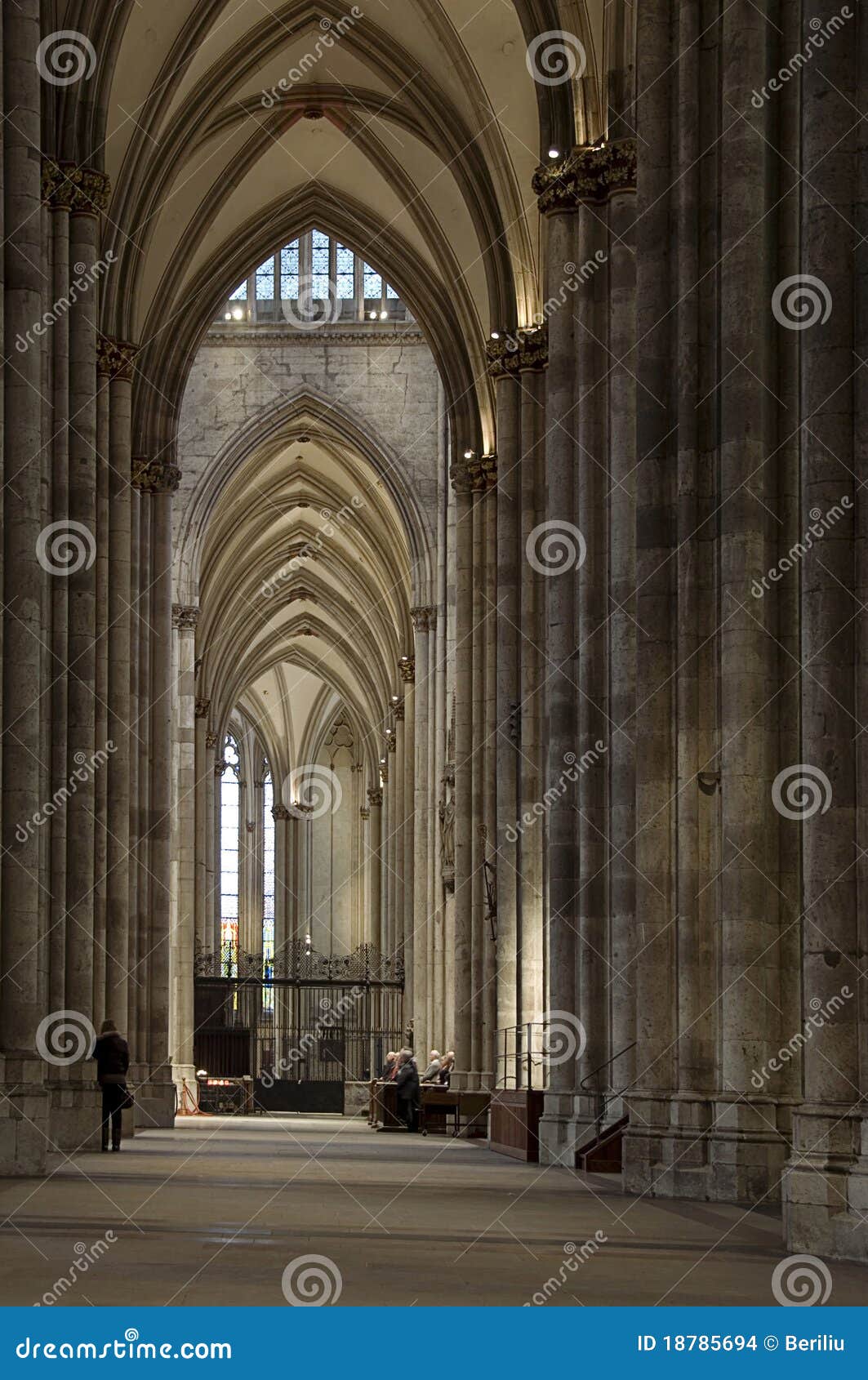 Koln cathedral interior editorial stock image. Image of germany - 18785694