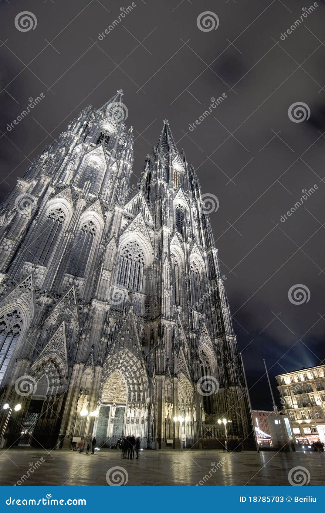 Cologne Cathedral At Night