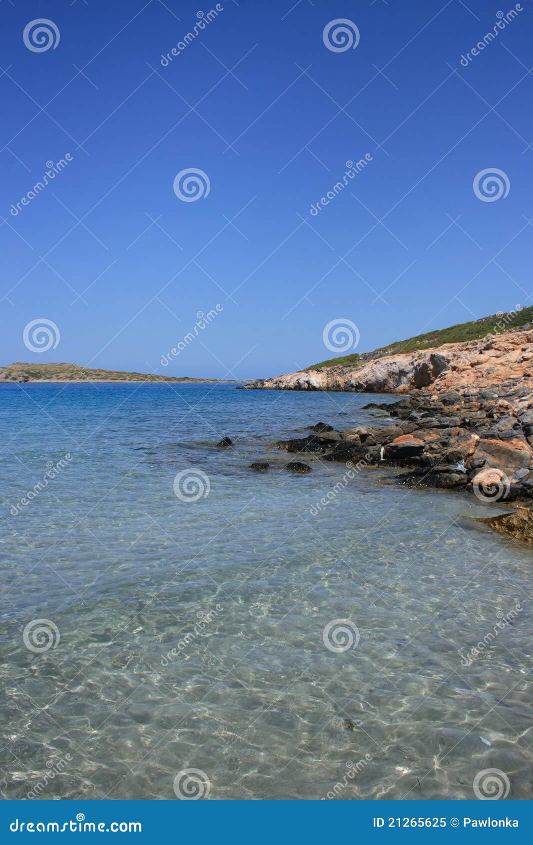 Kolokytha Bay stock image. Image of crete, view, mediterranean - 21265625