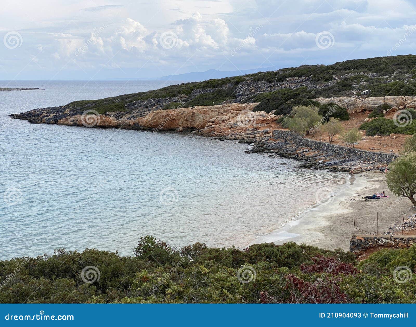 Kolokytha Beach on Crete Island Stock Image - Image of typical, beach ...
