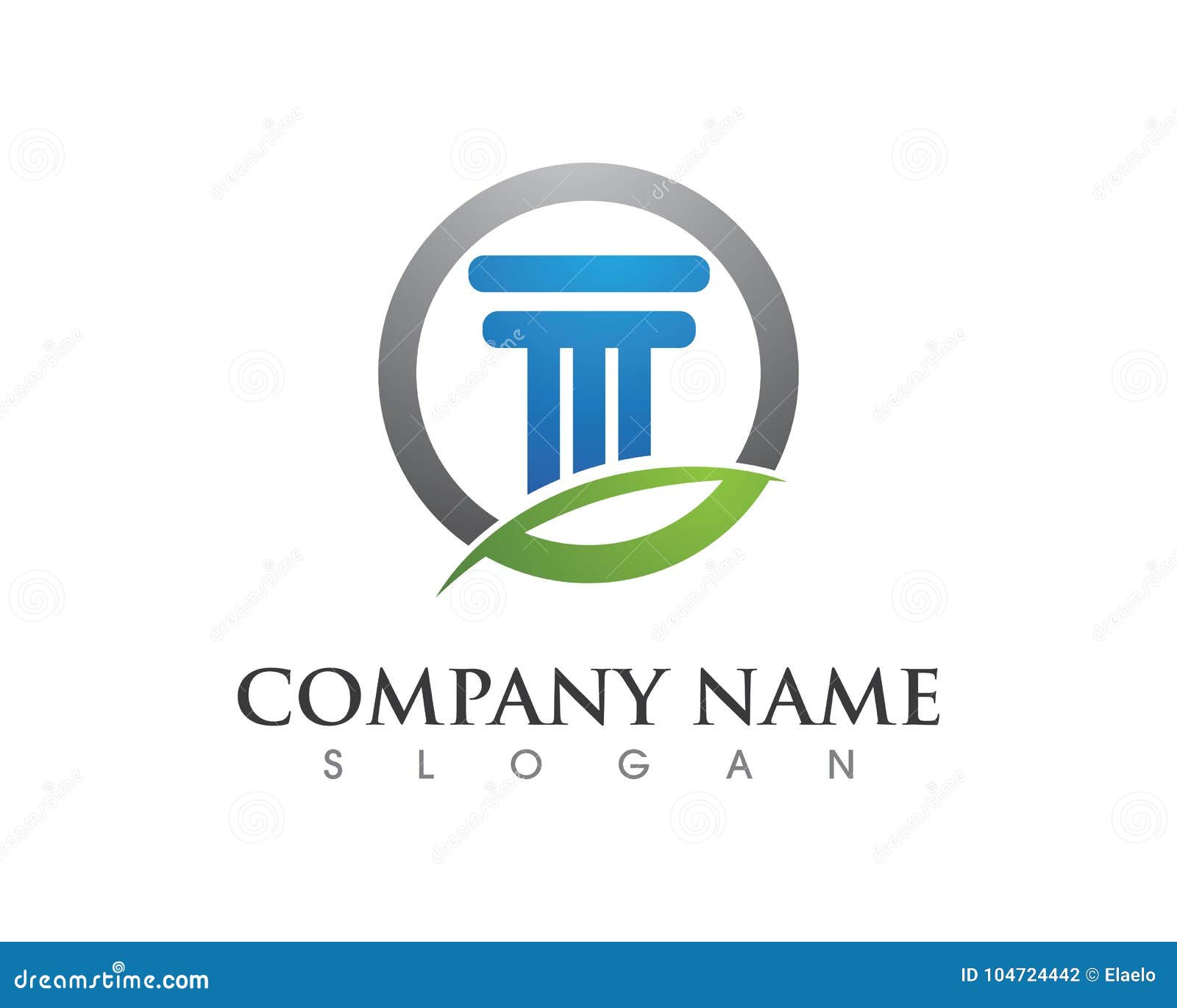 Kolom Logo Template vector illustratie. Illustration of illustratie ...