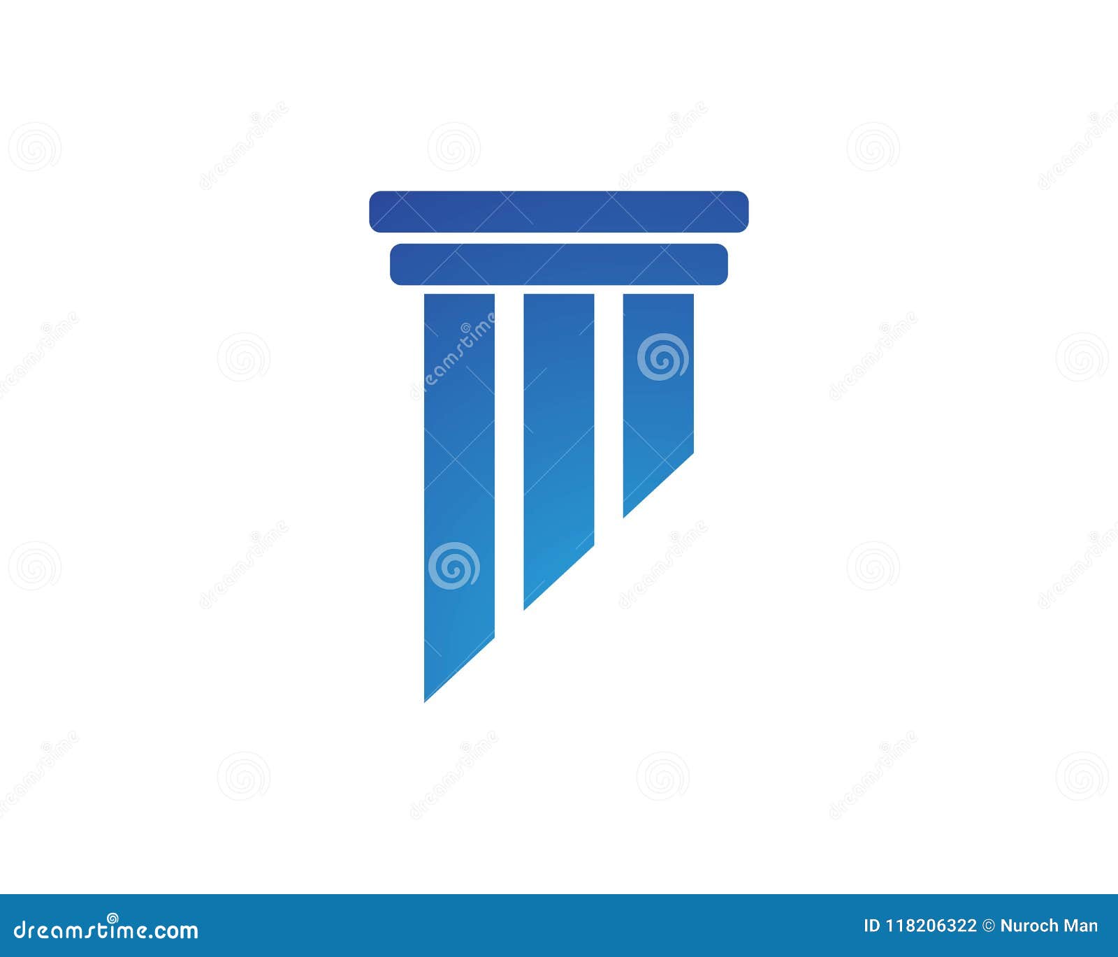 Kolom Logo Template vector illustratie. Illustration of klassiek ...