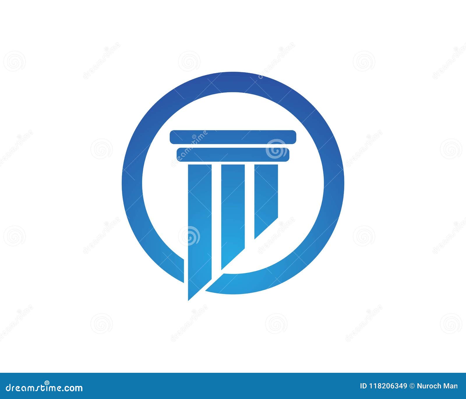 Kolom Logo Template vector illustratie. Illustration of illustratie ...