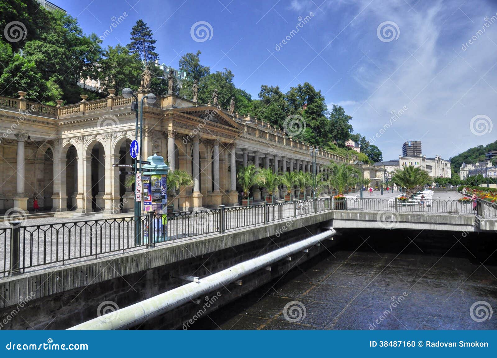 Kolonada Di Mlynska a Karlovy Vary Immagine Editoriale - Immagine di ...