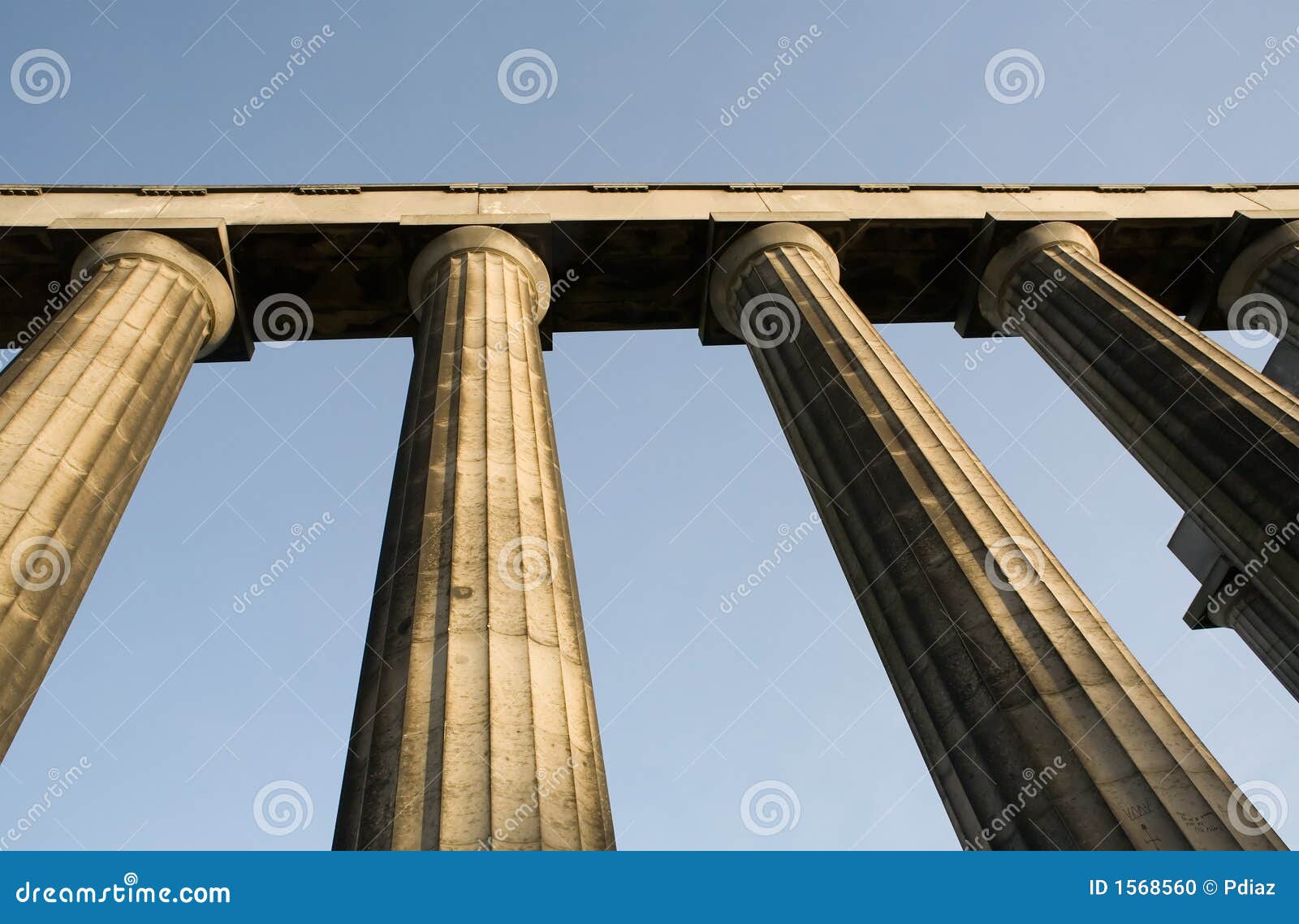 Kolonner arkivfoto. Bild av edinburgh, stolpe, detalj - 1568560