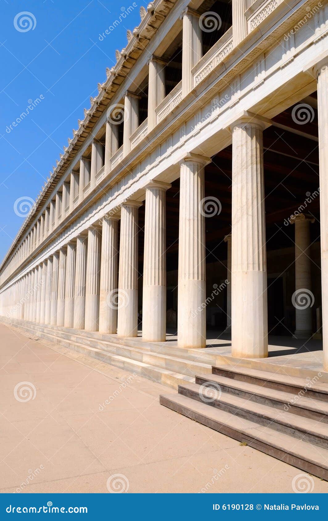 Kolonner arkivfoto. Bild av klassiskt, atener, kolonner - 6190128