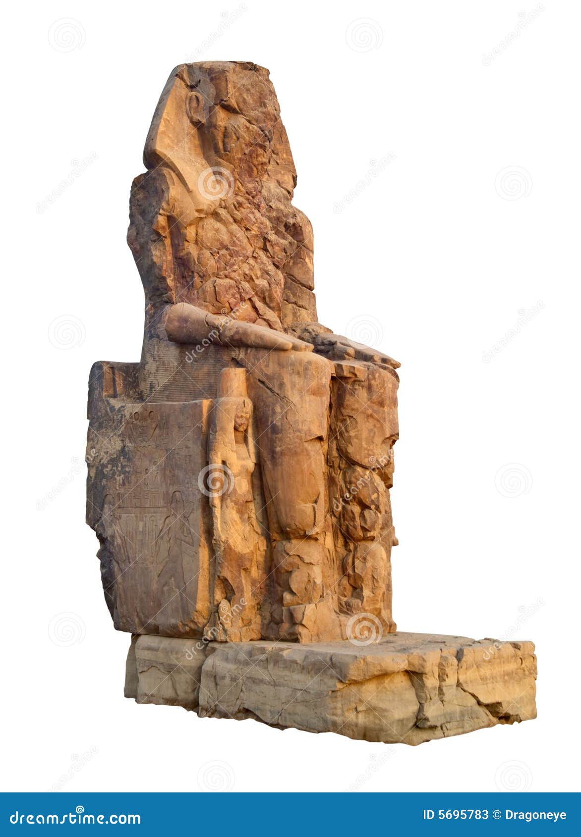 Kolos van Memnon, Egypte stock afbeelding. Image of zandsteen - 5695783