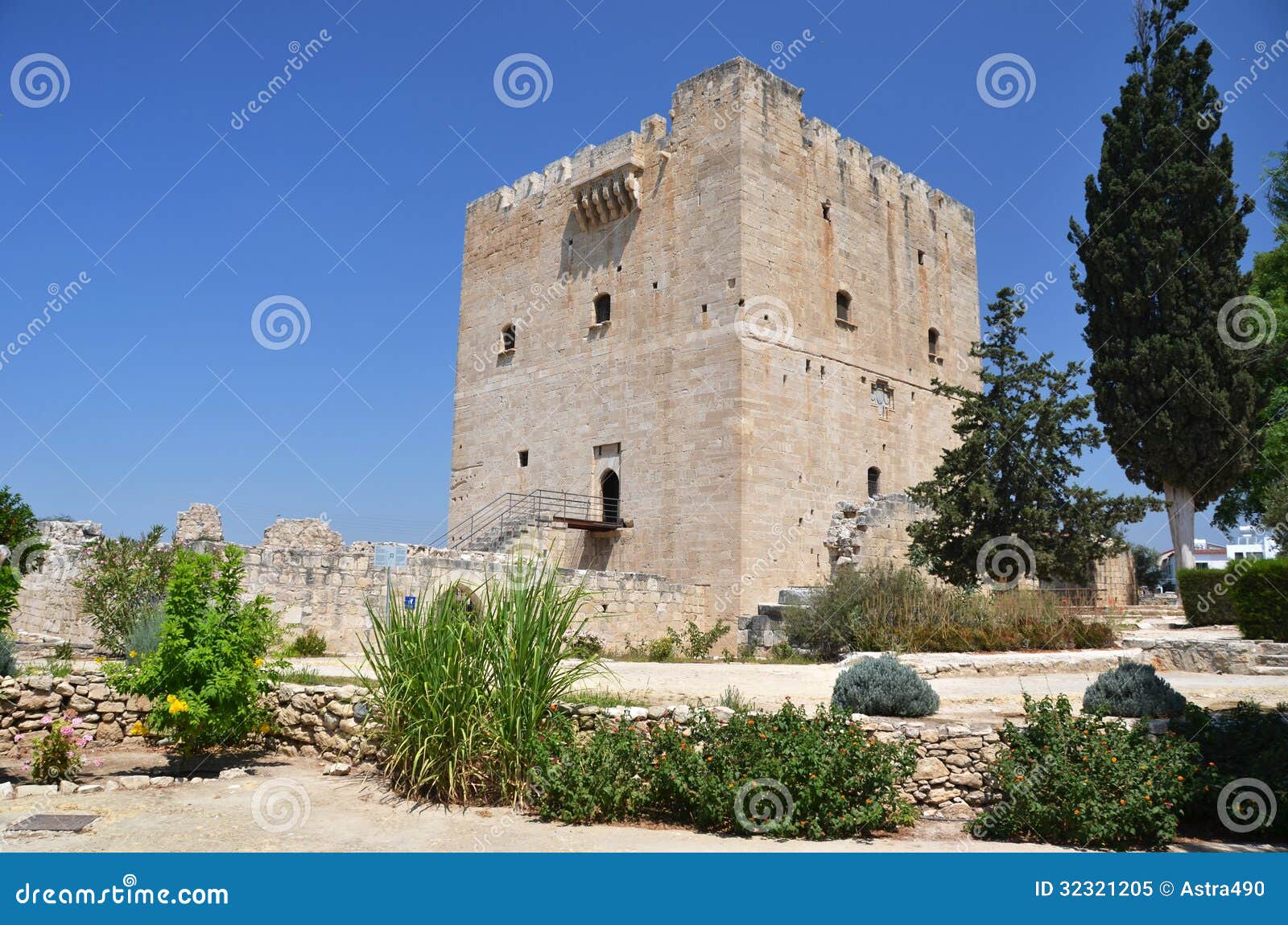 Kolossi, Cyprus stock image. Image of lusignan, knights - 32321205
