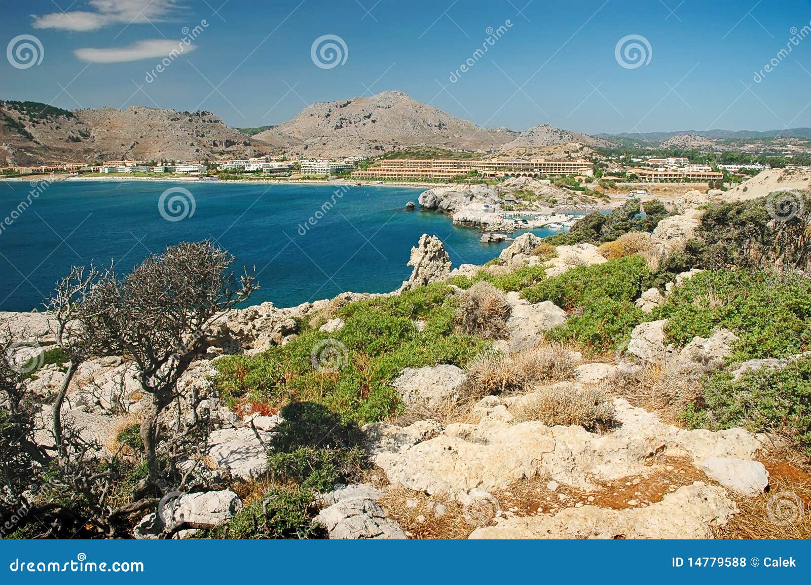Kolymbia stock photo. Image of rocky, mediterranean, greece - 14779588