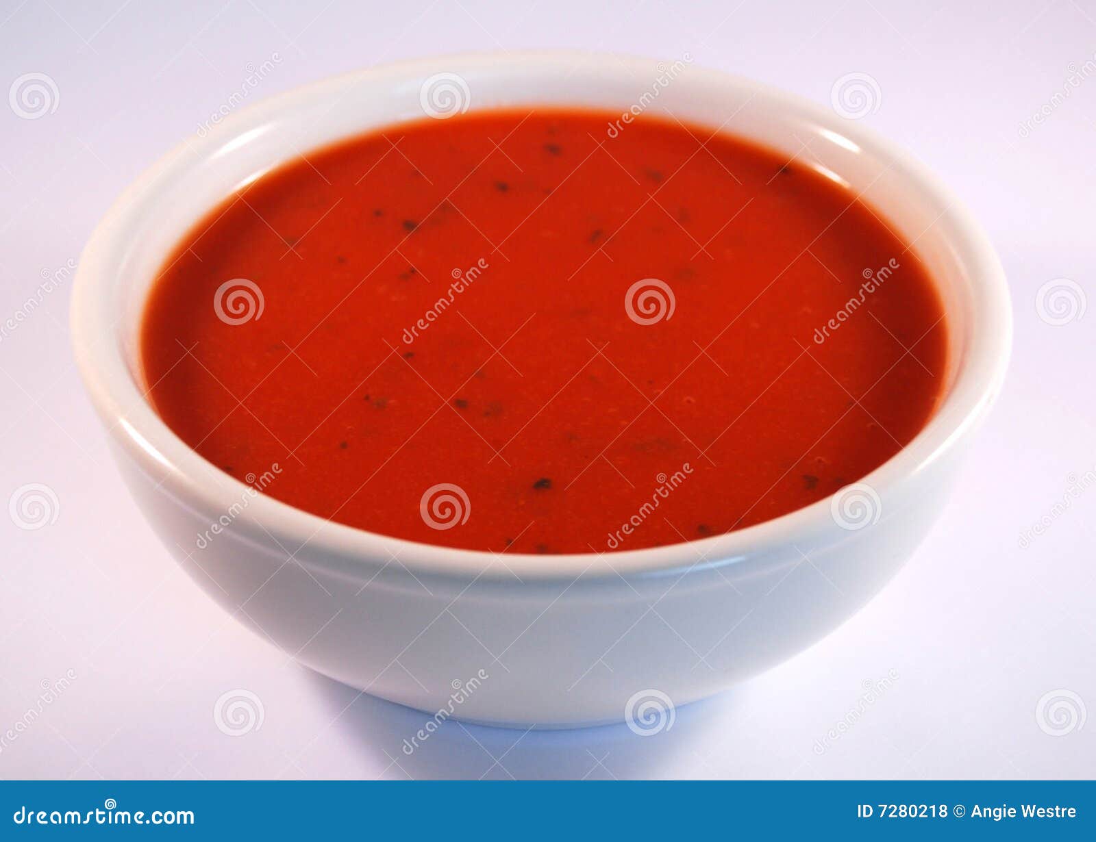 Kom de Soep van de Tomaat stock foto. Image of verzachten - 7280218