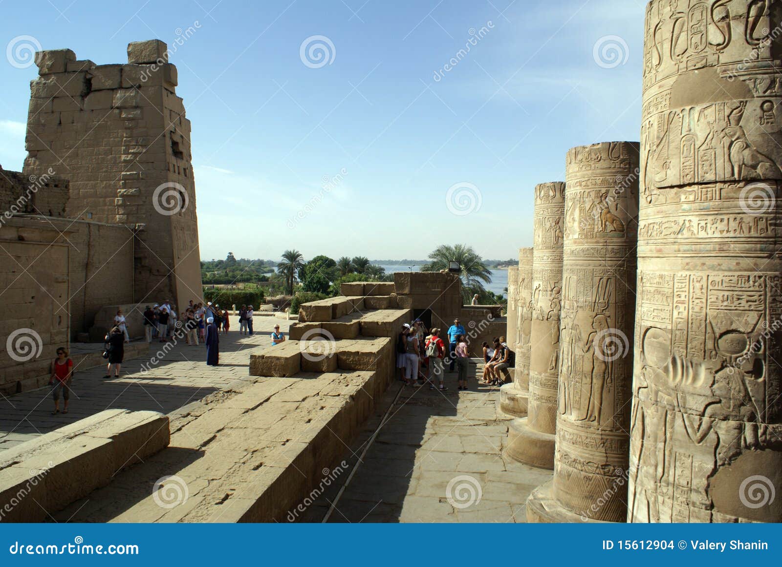 Kom Ombo stock photo. Image of spirituality, ancient - 15612904