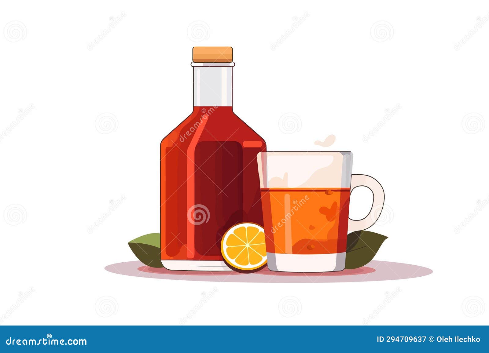 Kombucha Vector Flat Minimalistic Isolated Vector Style Illustration ...