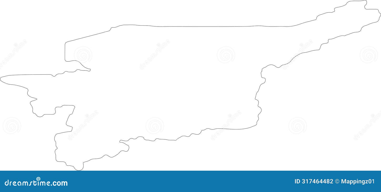 Komi Map. Russia Oblast Map Illustration. | CartoonDealer.com #113102368