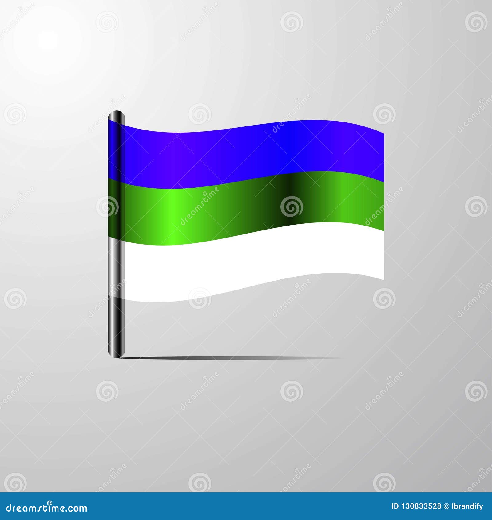 Komi Vector Map Silhouette Isolated On White Background. Komi Flag ...