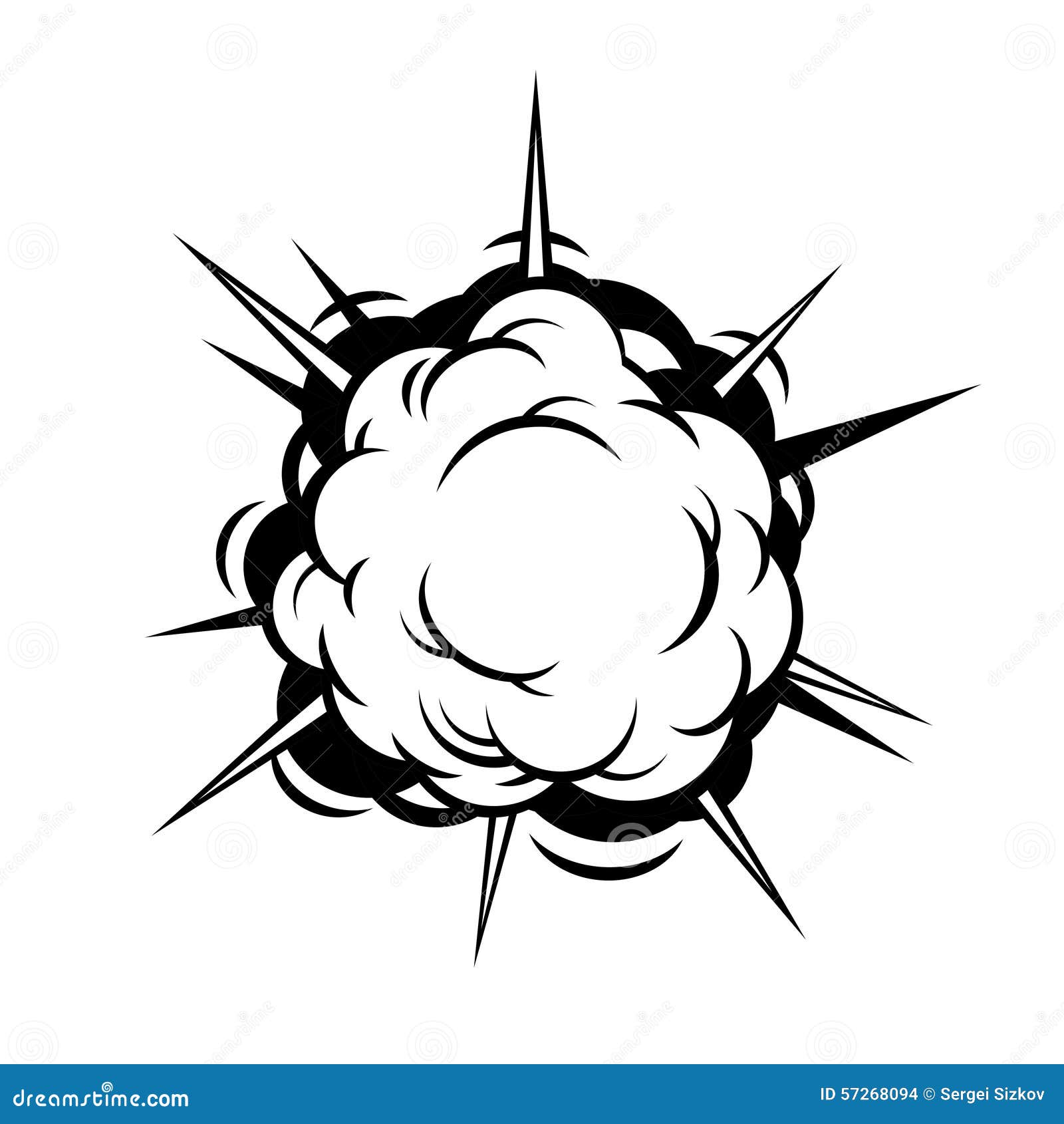 Komisk Bang Explosion Vektor Vektor Illustrationer - Illustration av ...