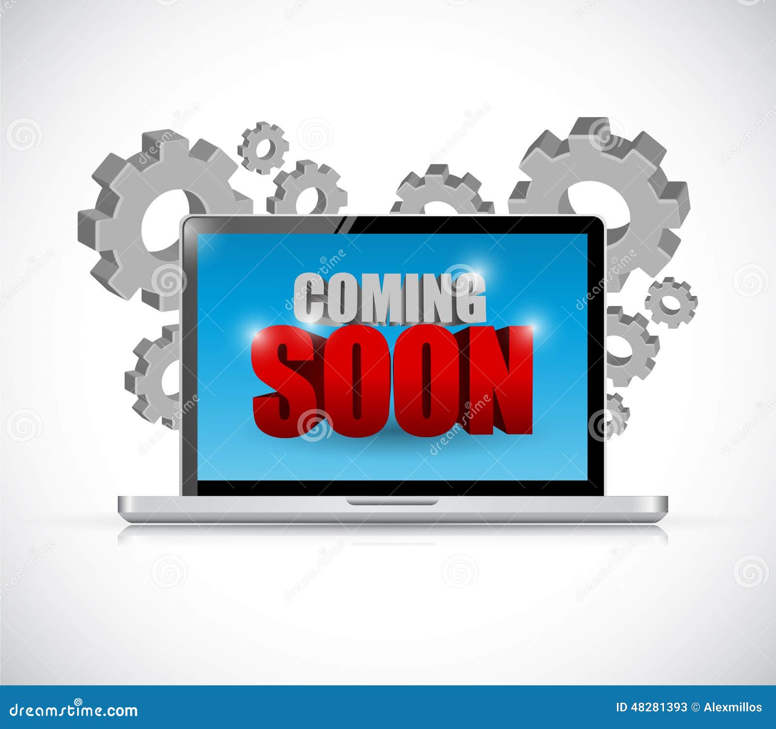 Komma Snart Datorteckenillustration Stock Illustrationer - Illustration ...