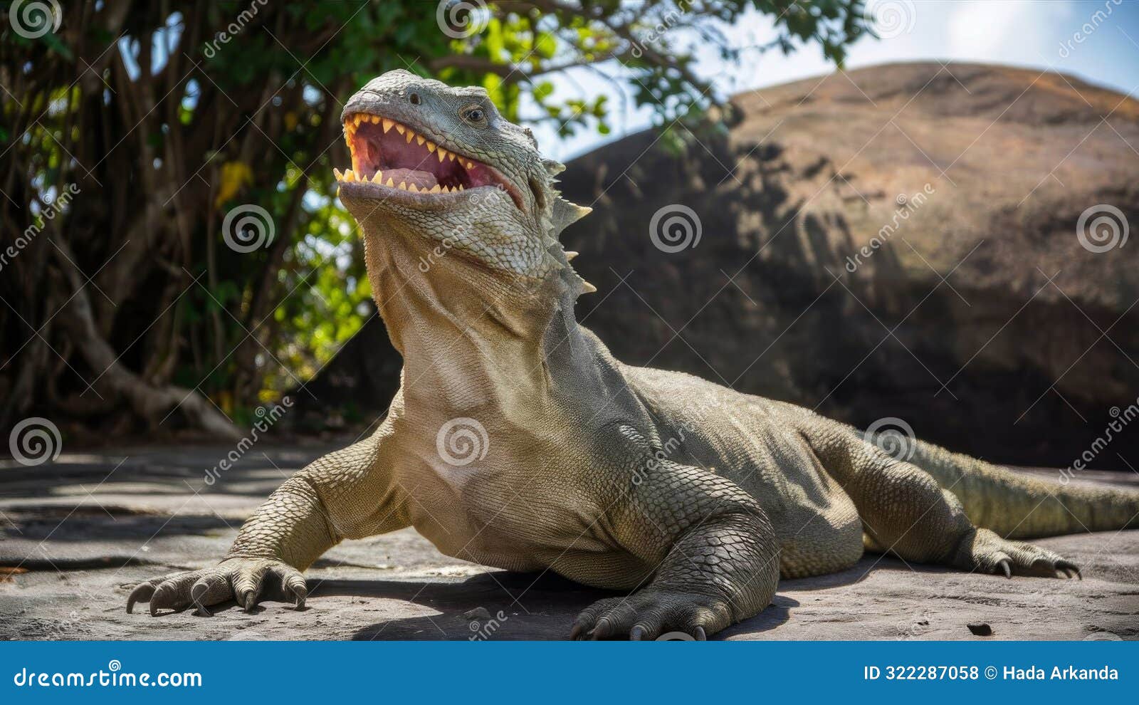 Komodo Dragon, The Largest Lizard In The World Royalty-Free Stock Image ...