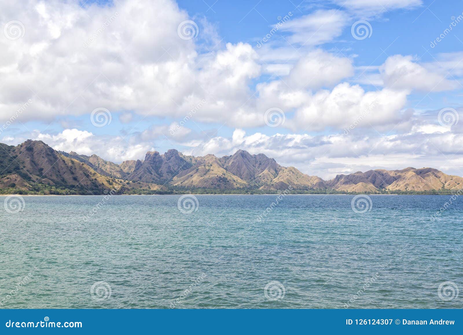 Komodo Island and Bay stock image. Image of scenic, beautiful - 126124307