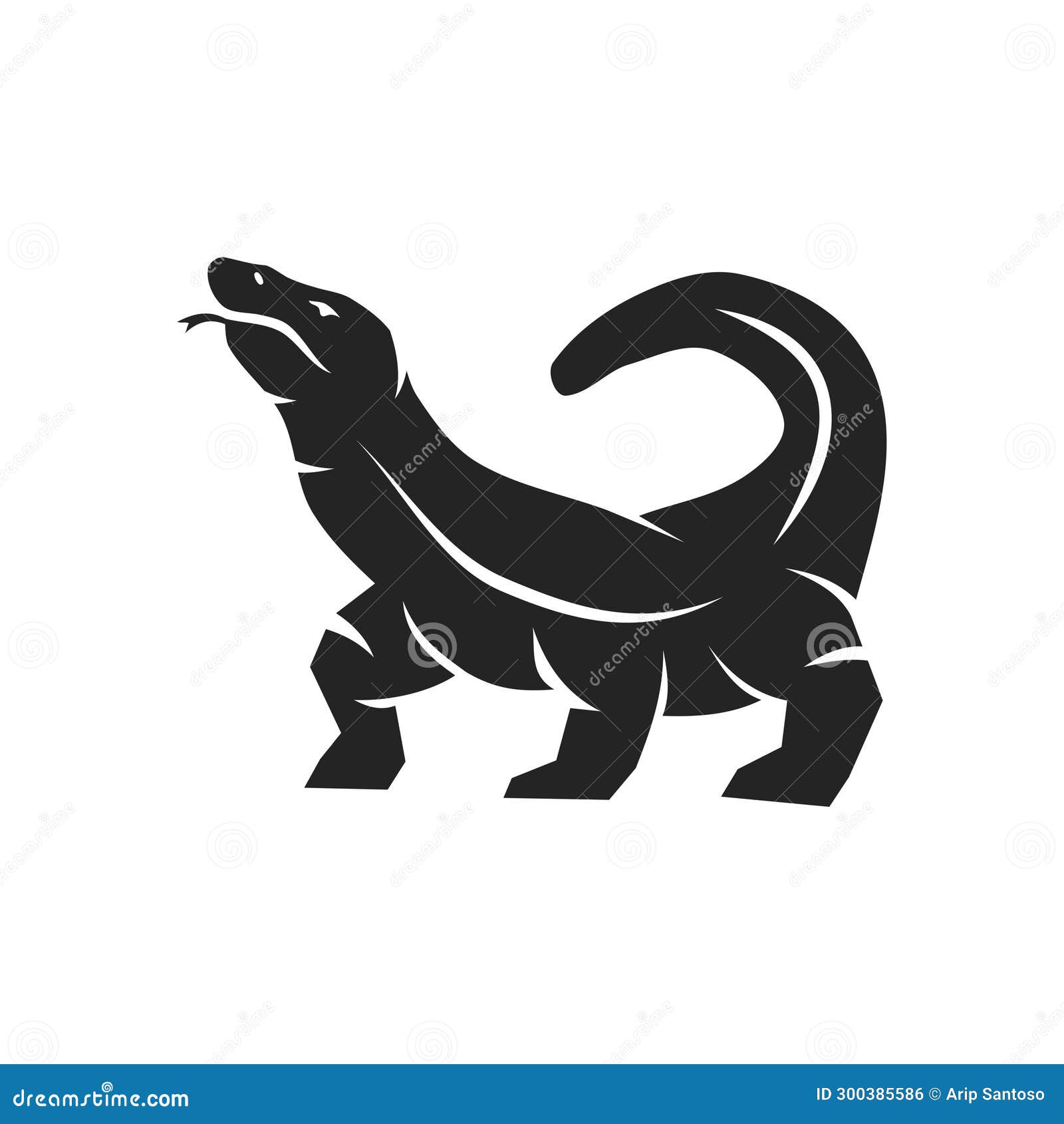 Komodo Logo Template Isolated. Brand Identity. Icon Abstract Vector ...