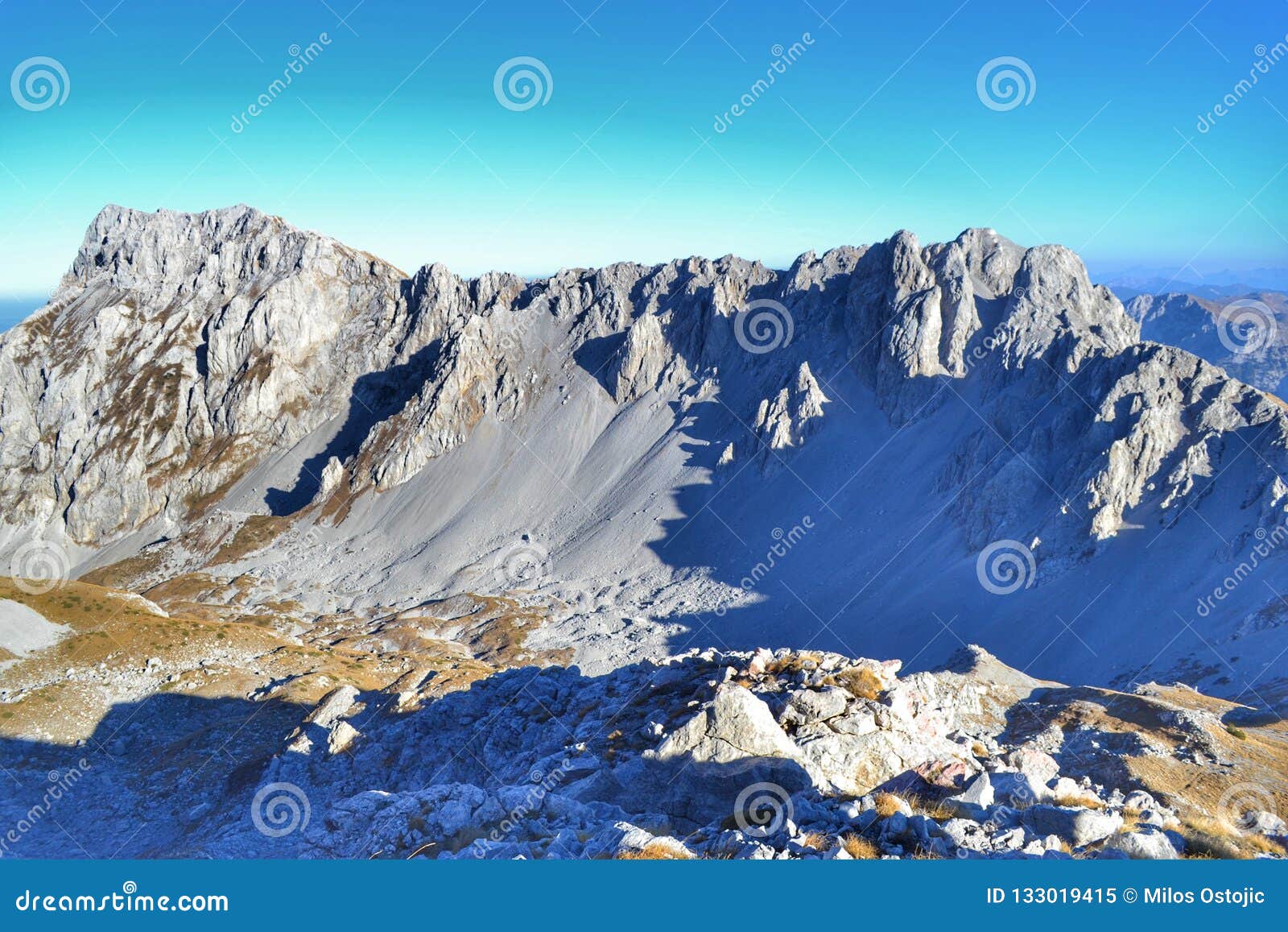 Komovi stock image. Image of hiking, mountain, montenegro - 133019415