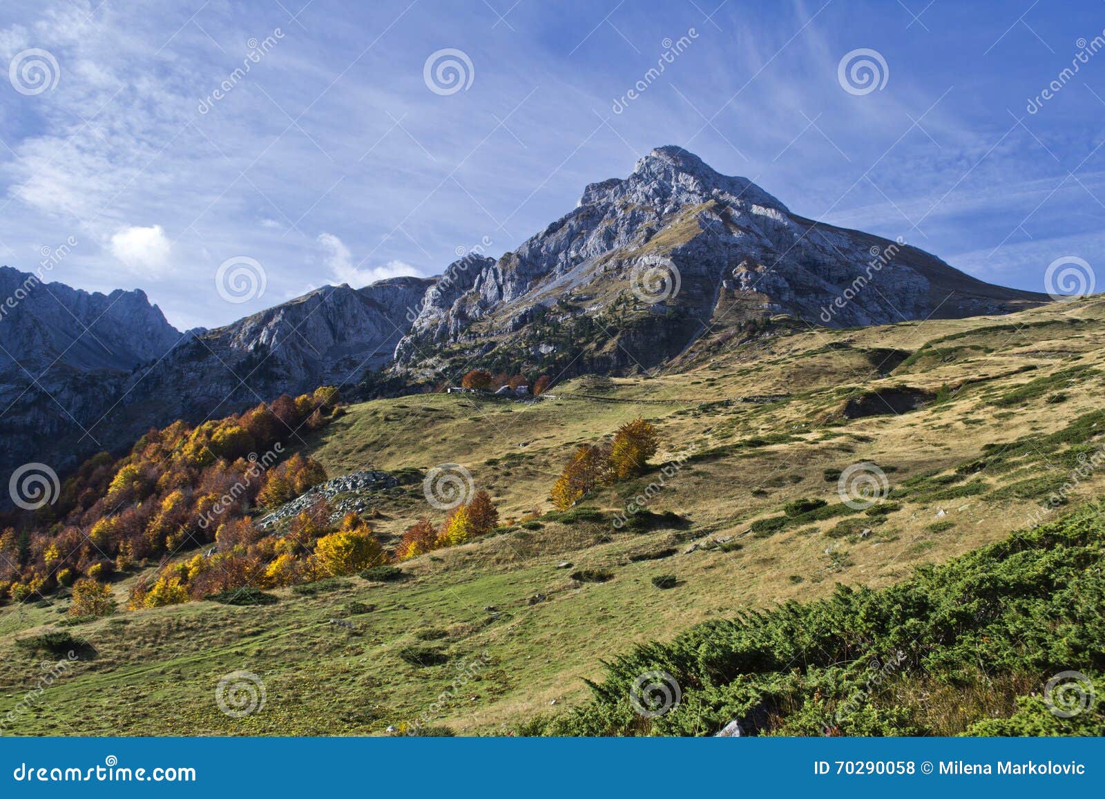 Komovi stock photo. Image of kuci, climbing, peak, beautiful - 70290058