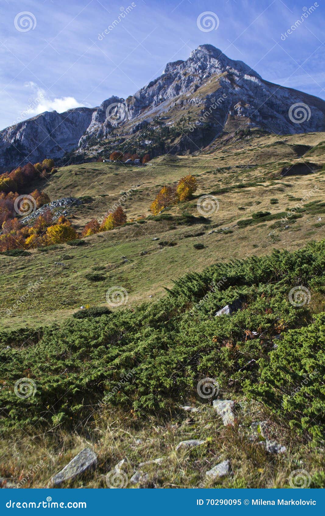 Komovi stock image. Image of beautiful, mountaineer, amazing - 70290095