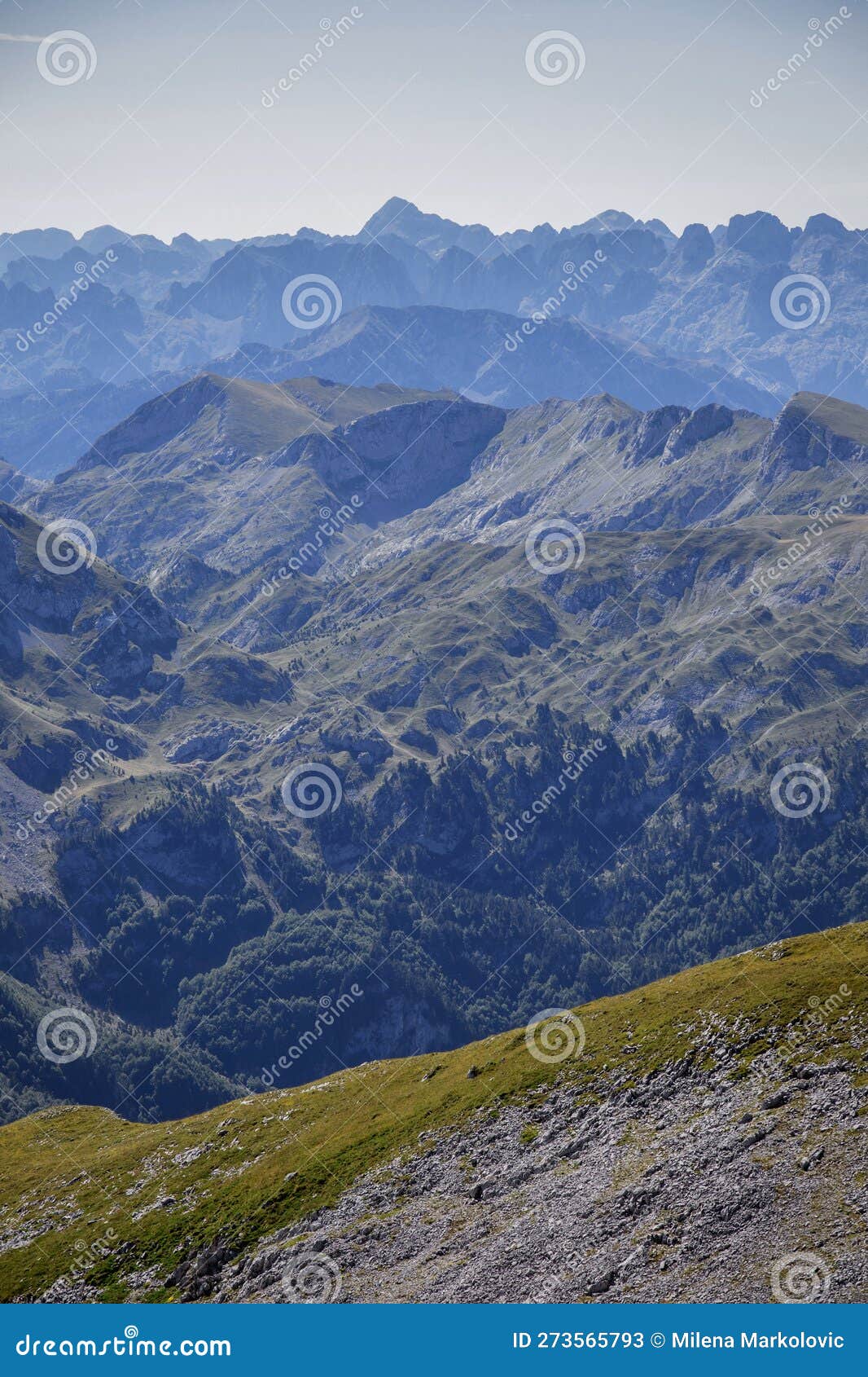 Komovi Mountain in Montenegro Stock Image - Image of mountaineering ...