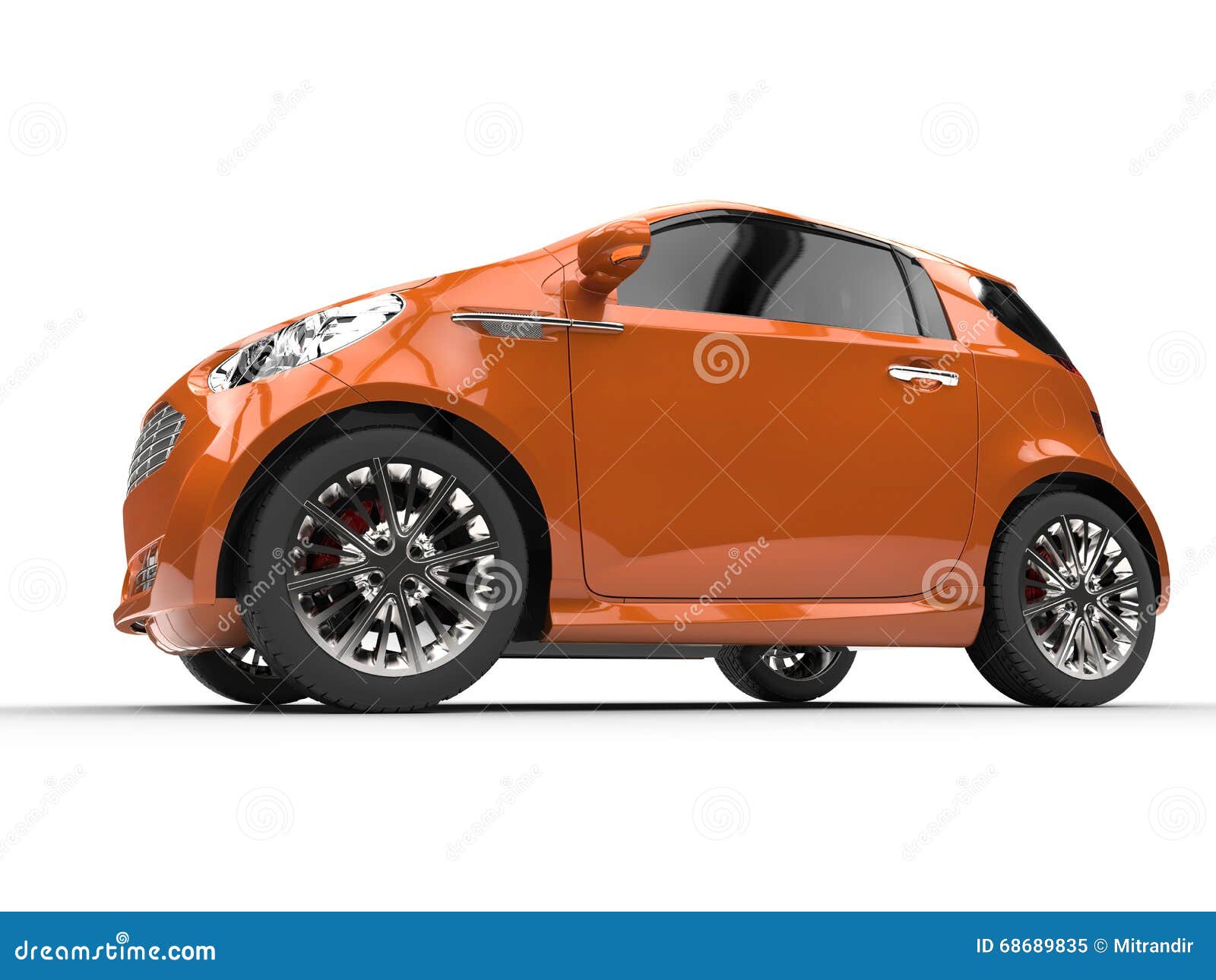 Kompakte Motor- Orange Glatte Farbe Stockbild - Bild von auto, tür ...