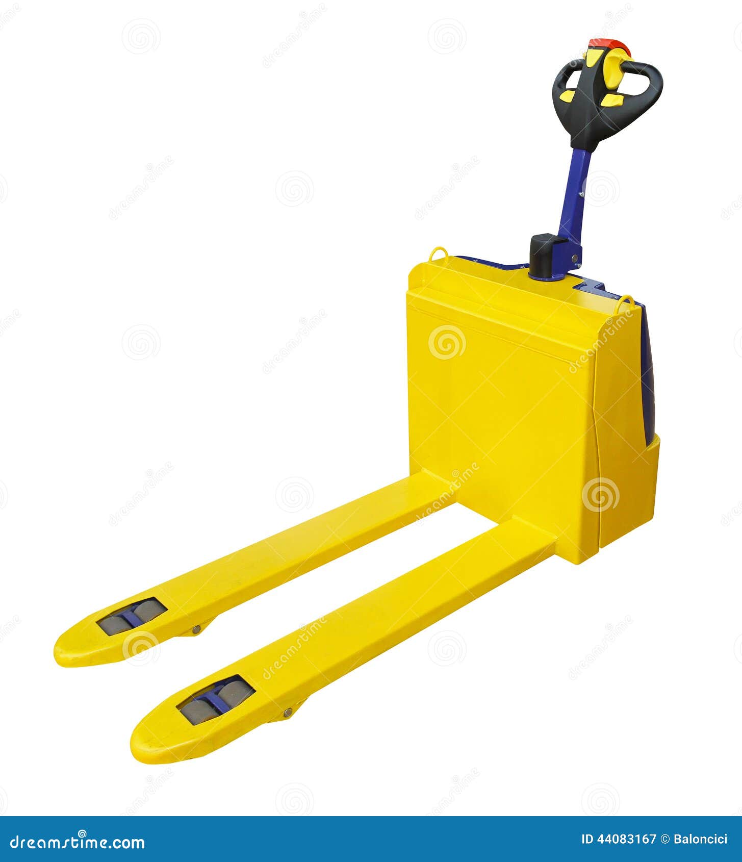 Kompakter Palettenstapler stockbild. Bild von gabelstapler - 44083167