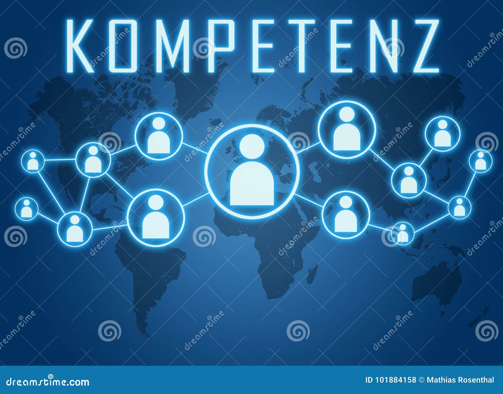 Kompetenz text concept stock illustration. Illustration of certified ...
