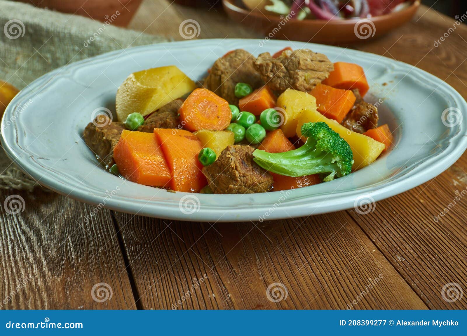 Kompir mandza stock image. Image of north, soup, dish - 208399277