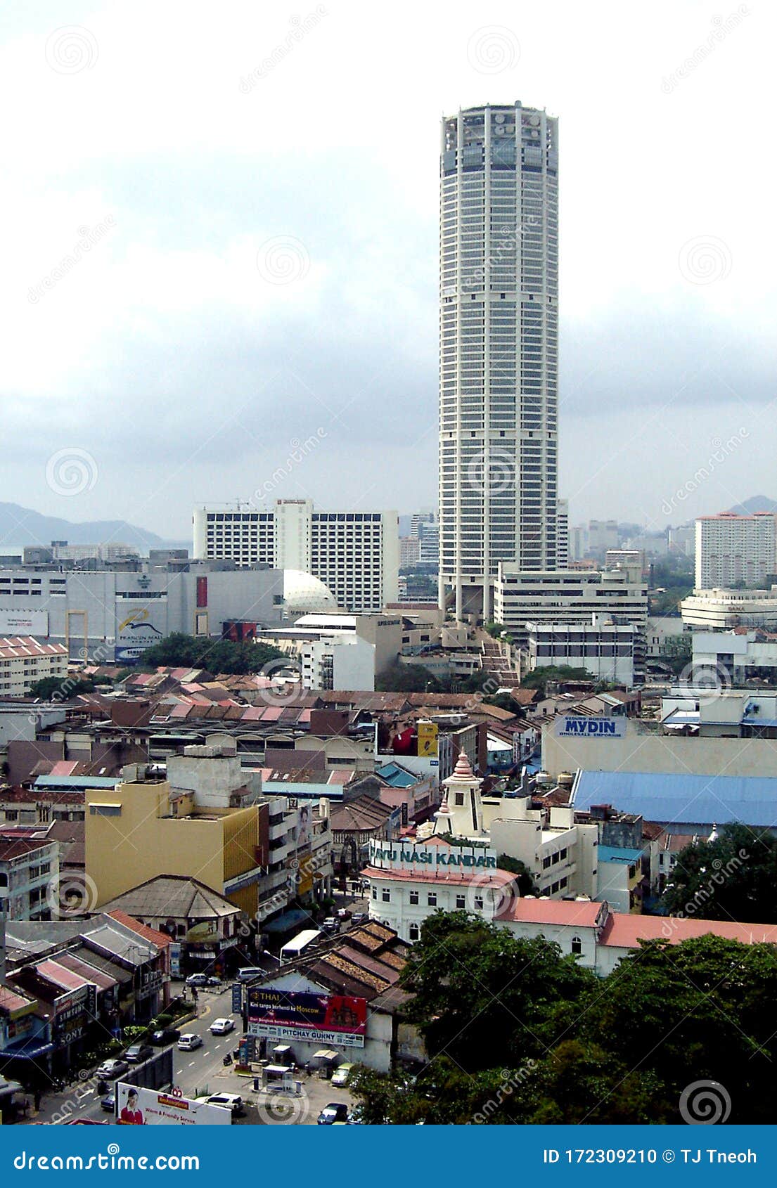 Komtar, Penang 2006 editorial image. Image of landmark - 172309210