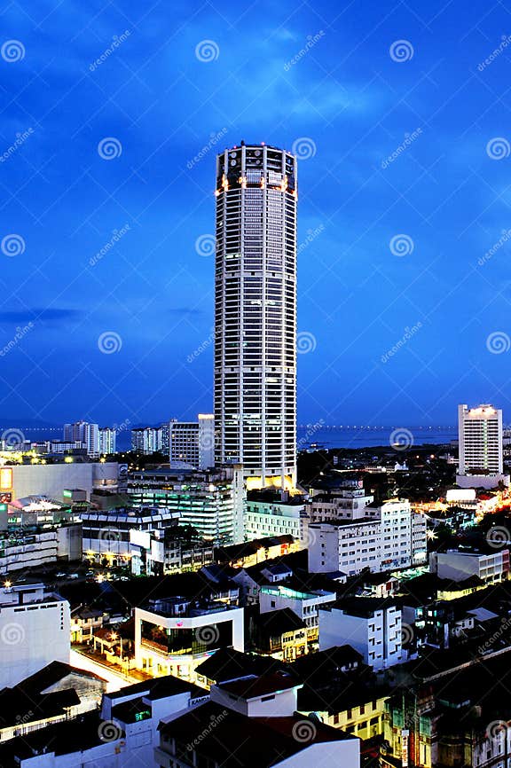 Komtar Tower editorial photography. Image of komtar, asia - 27259137