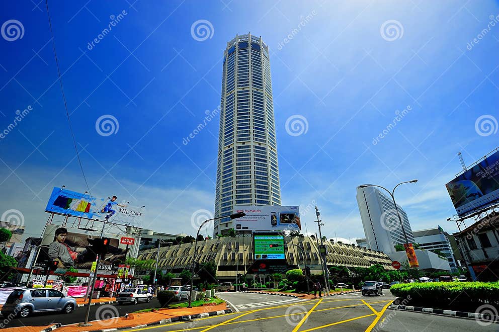 Komtar Tower or Menara Komtar Editorial Photo - Image of island ...