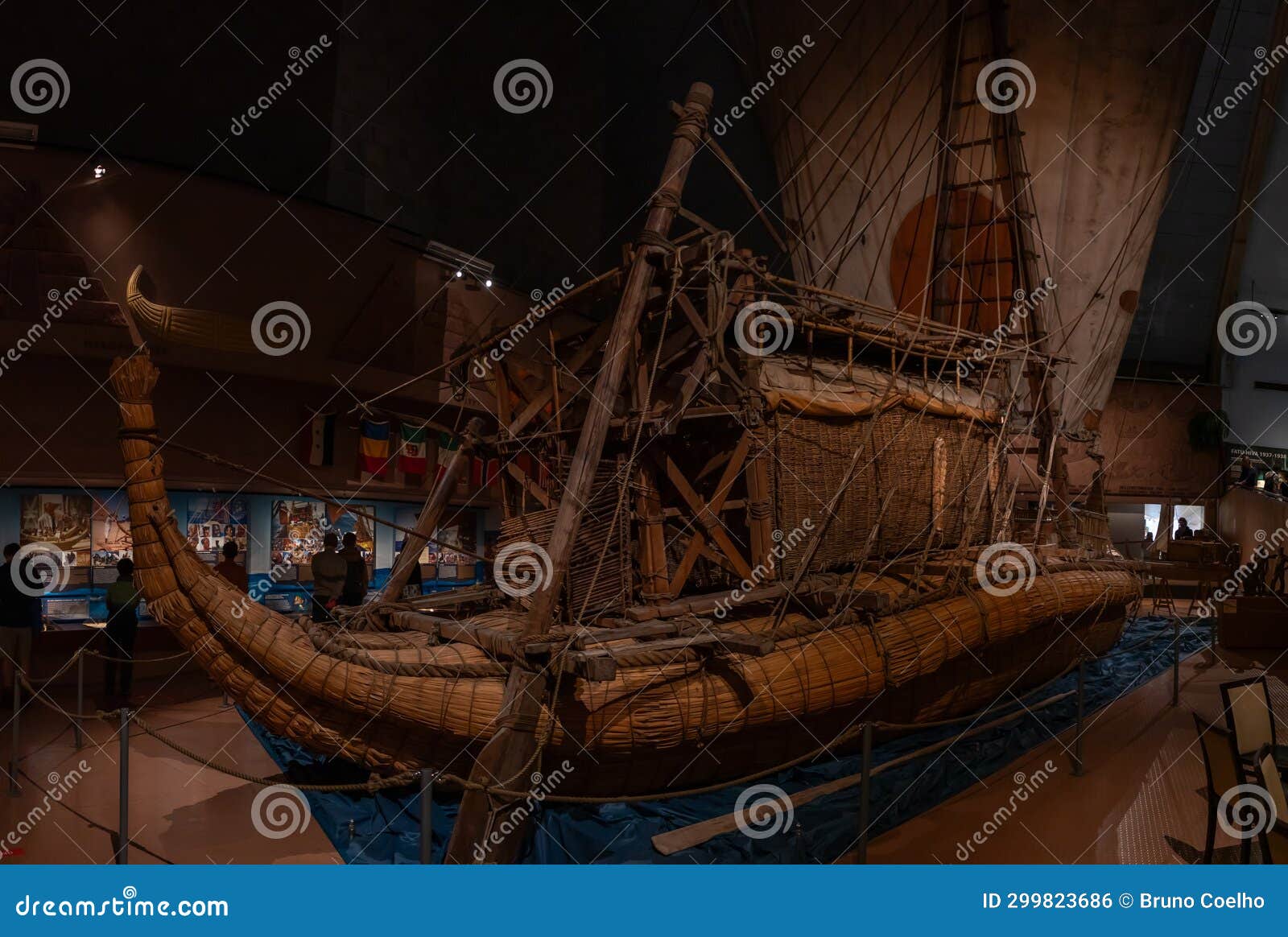 Kon-Tiki Museum - Ra Raft editorial photo. Image of roped - 299823686