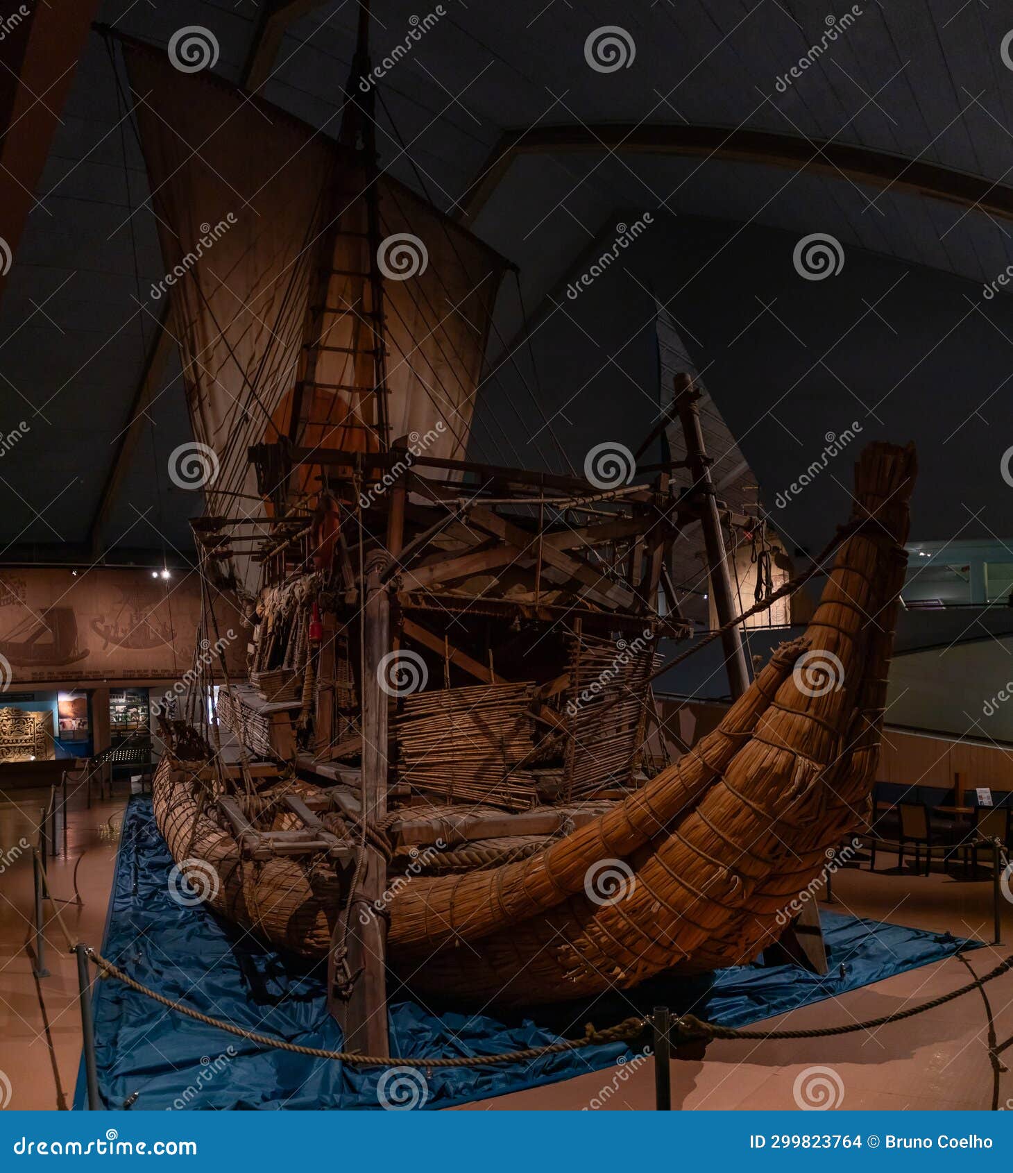 Kon-Tiki Museum - Ra Raft stock photo. Image of norway - 299823764