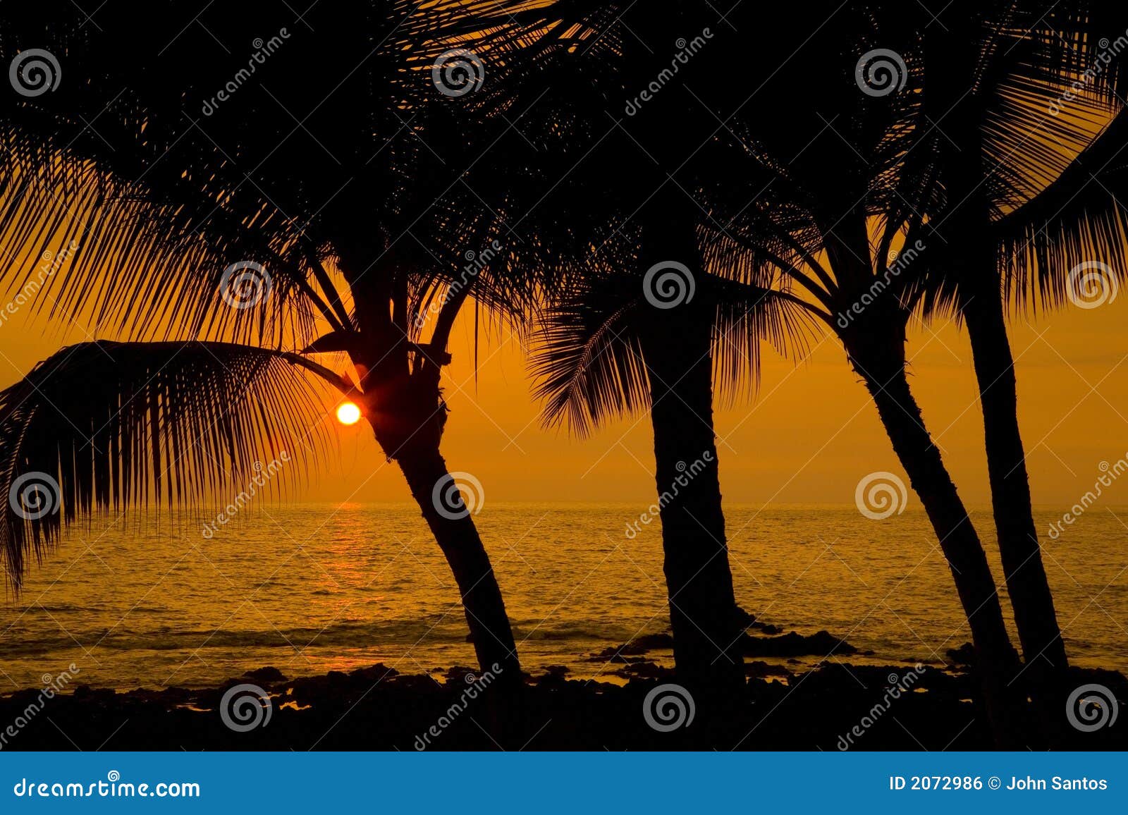 Kona Sunset stock photo. Image of sunset, sunlight, horizon - 2072986