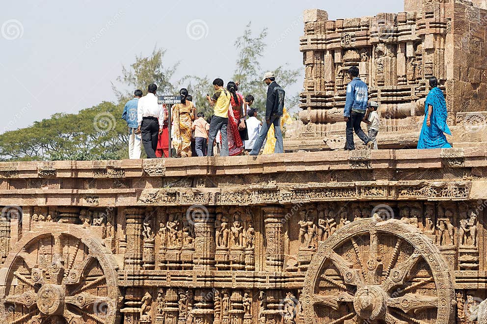 Konarak Sun Temple editorial photography. Image of building - 19870237