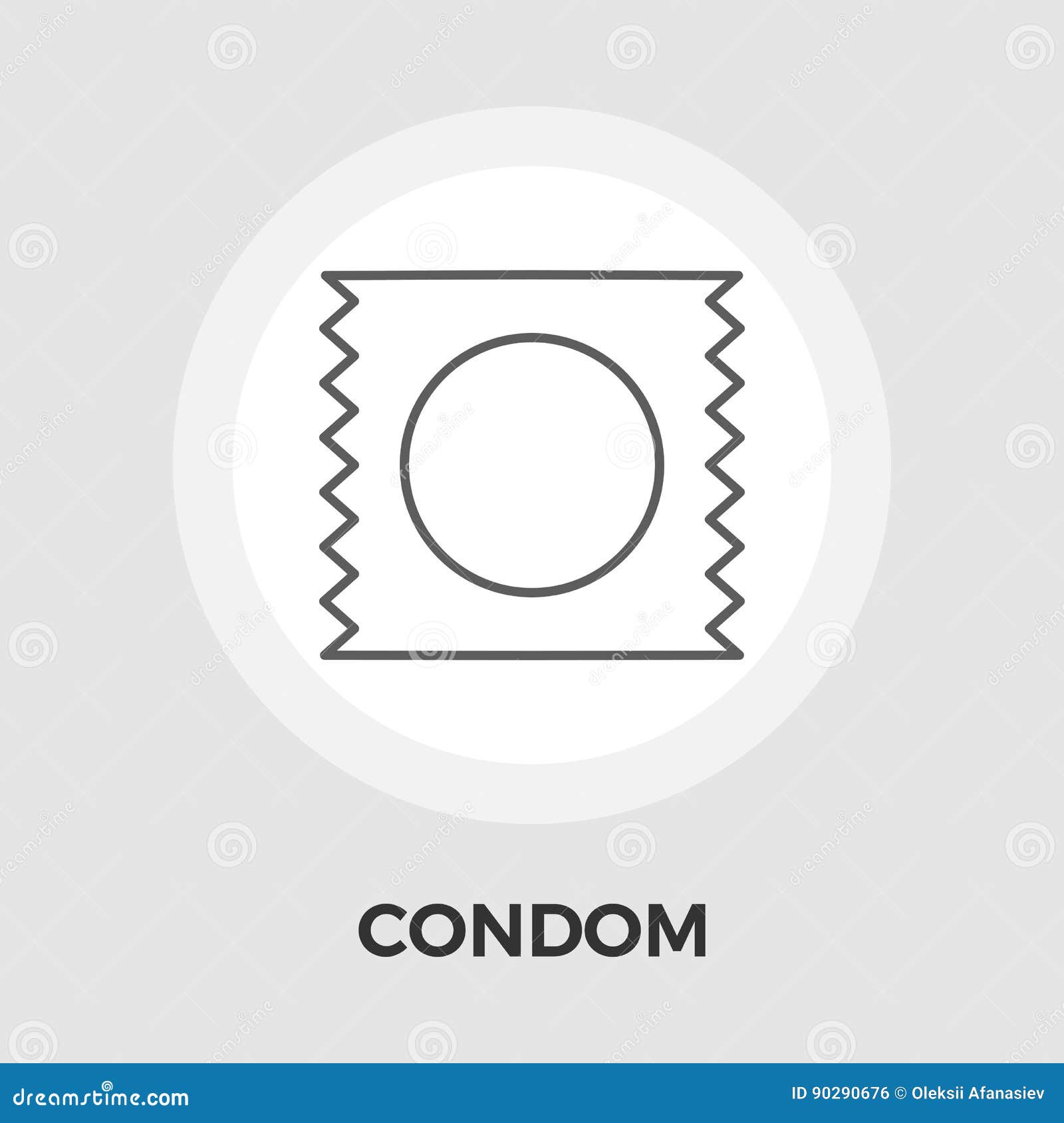 Kondom-Vektor-flache Ikone vektor abbildung. Illustration von ...