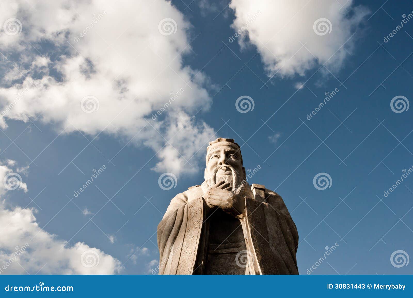 Konfuzius-Statue stockbild. Bild von statue, orientalisch - 30831443