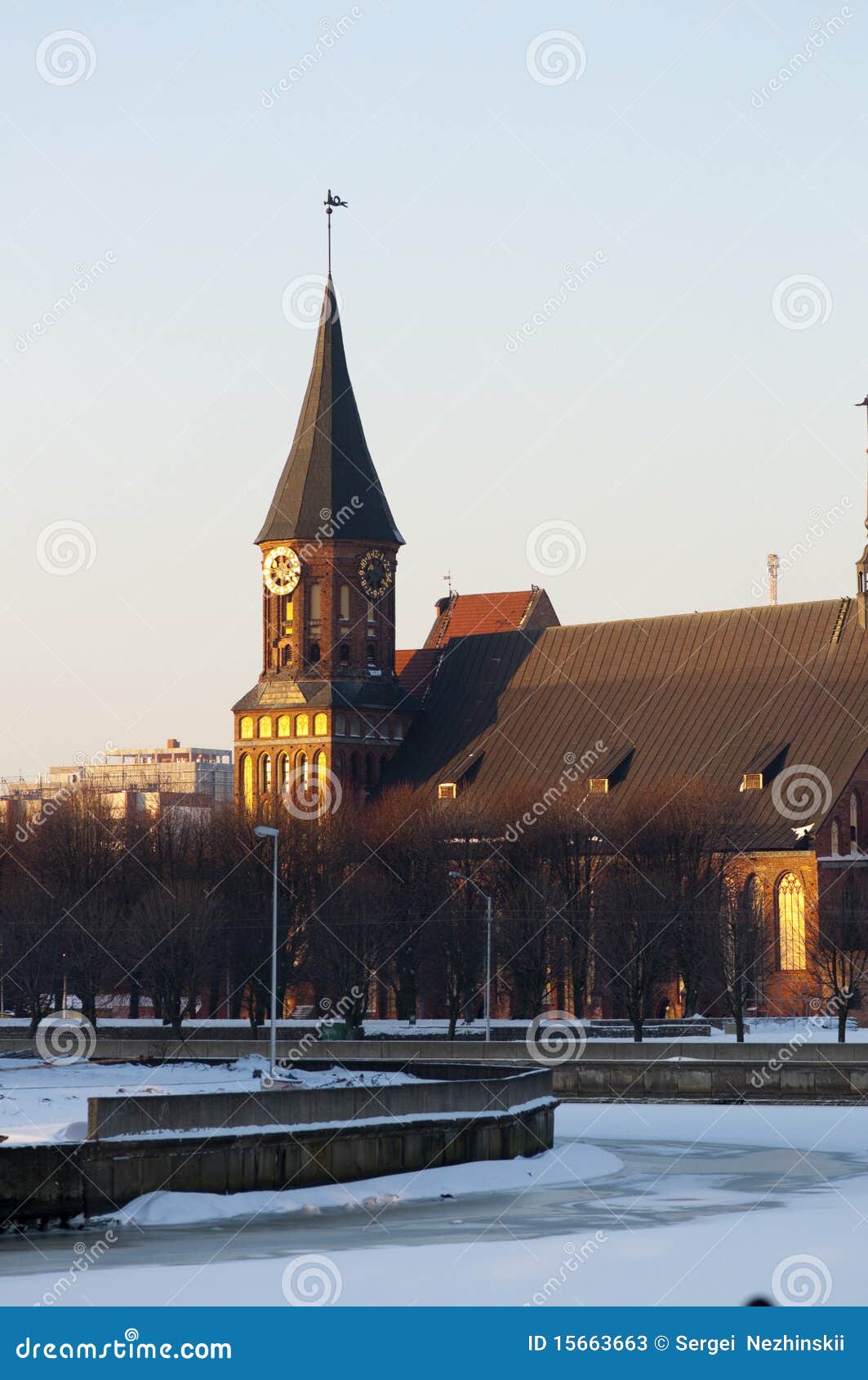 Konigsberg Cathedral stock image. Image of cross, rural - 15663663